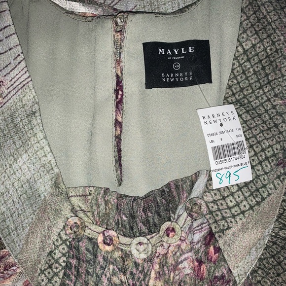 Mayle | Dresses | Maison Mayle Valentina Floral Silk Satin Dress | Poshmark